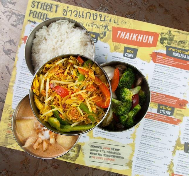 Menu at Thaikhun restaurant, Aberdeen