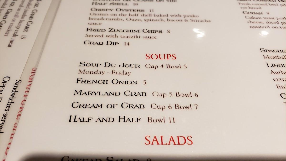 Menu at G & M Restaurant, Linthicum Heights, 804 N Hammonds Ferry Rd