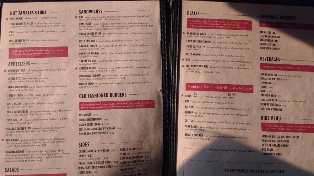 Menu at Airport Grocery pub & bar, Cleveland, US-61