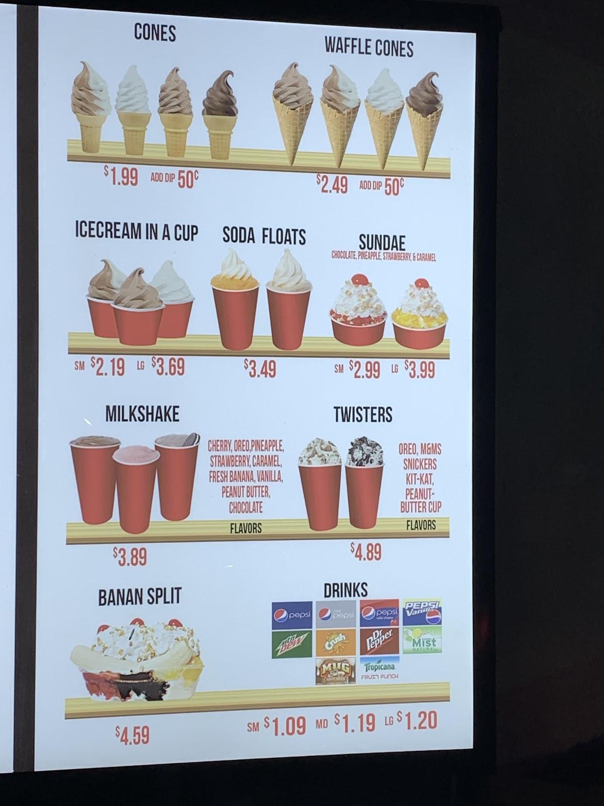 Menu at California Burger restaurant, Indianapolis, W 16th St