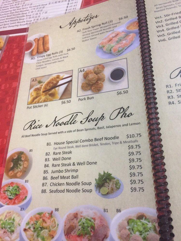 Menu at Happy Bowl Restaurant, Ashland, Siskiyou Blvd #2304