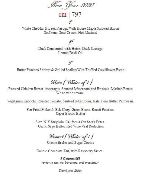 Menu at Room 797 pub & bar, Southampton