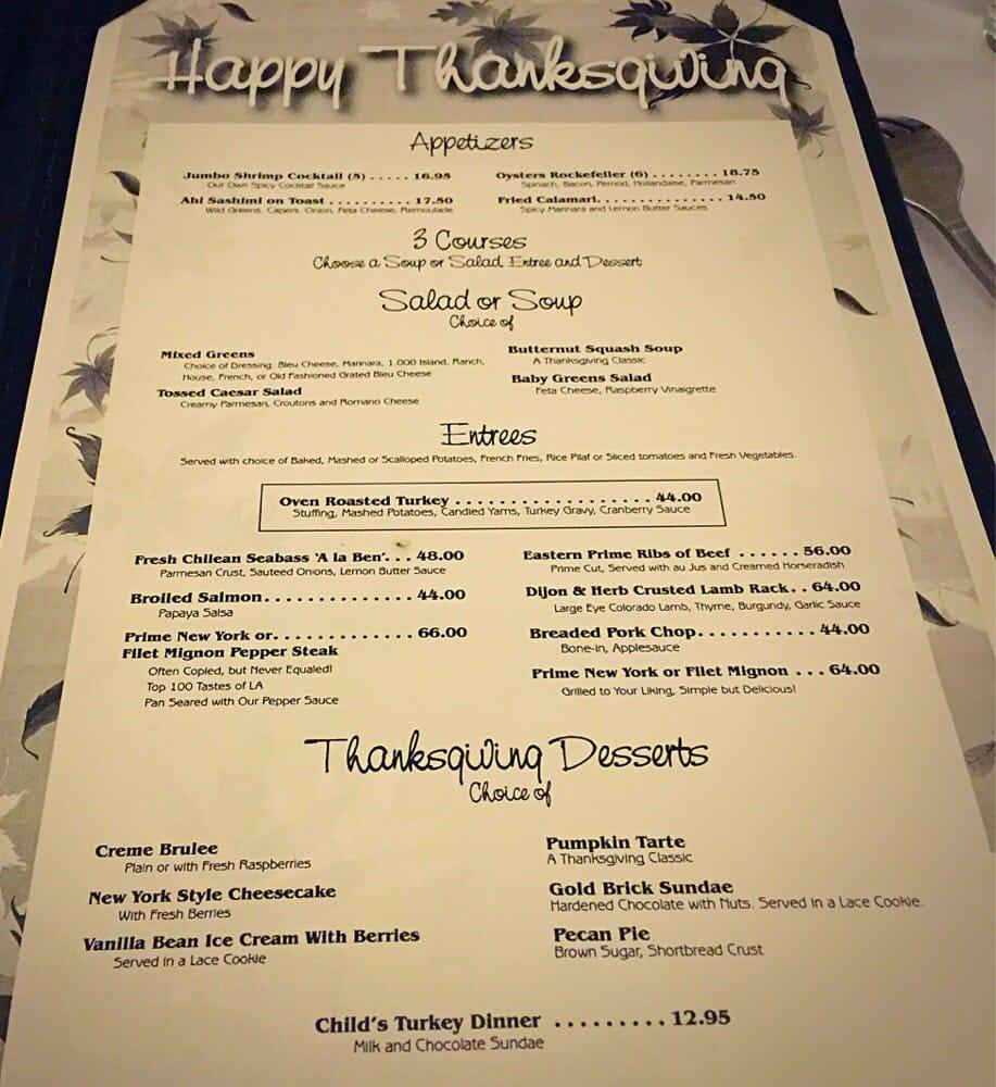 Menu at Dal Rae Restaurant, Pico Rivera