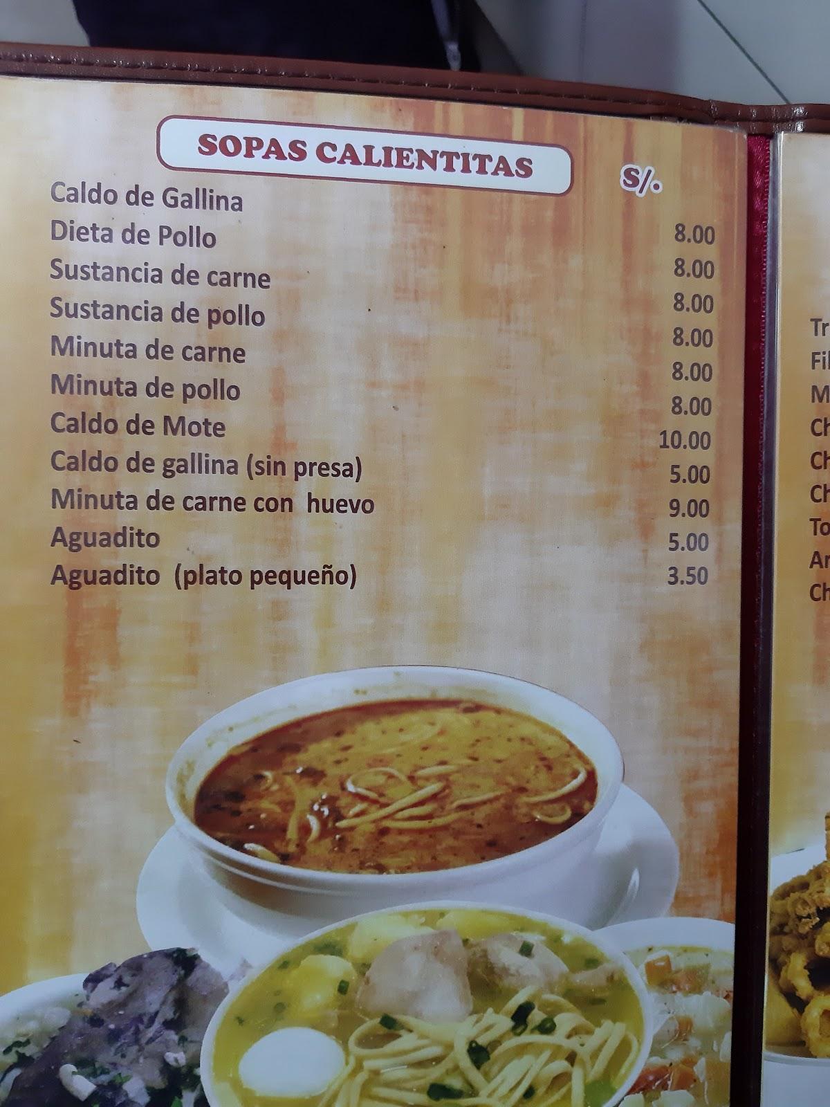 Menu at Pollería El Carbonero restaurant, Santiago de Surco, AA.HH ...
