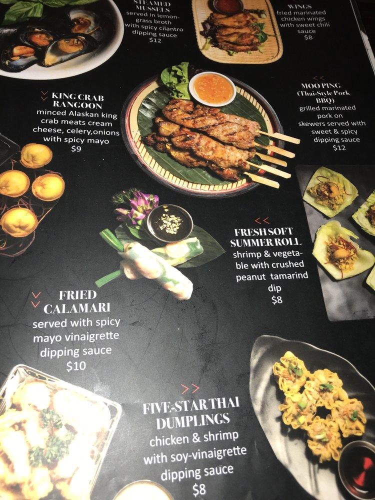 Menu at Thai 72 pub & bar, West New York