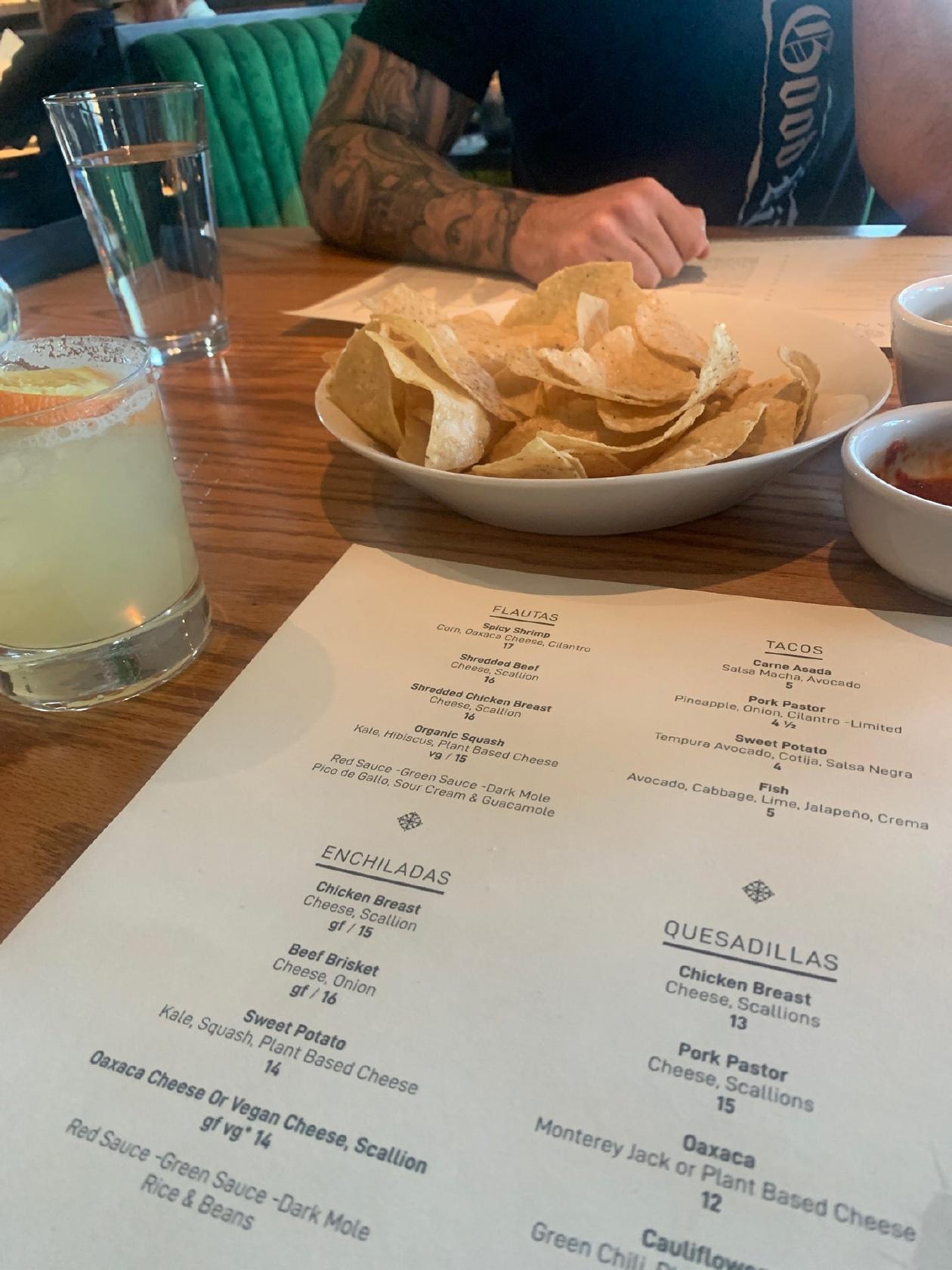 Menu at Chantico Mexican Restaurant Phoenix, Phoenix