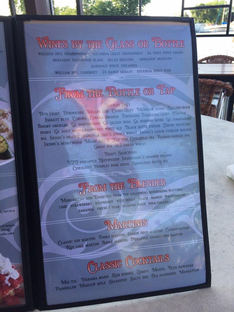 Menu at Bootleggers Waterfront Grille & Bar, Port Clinton
