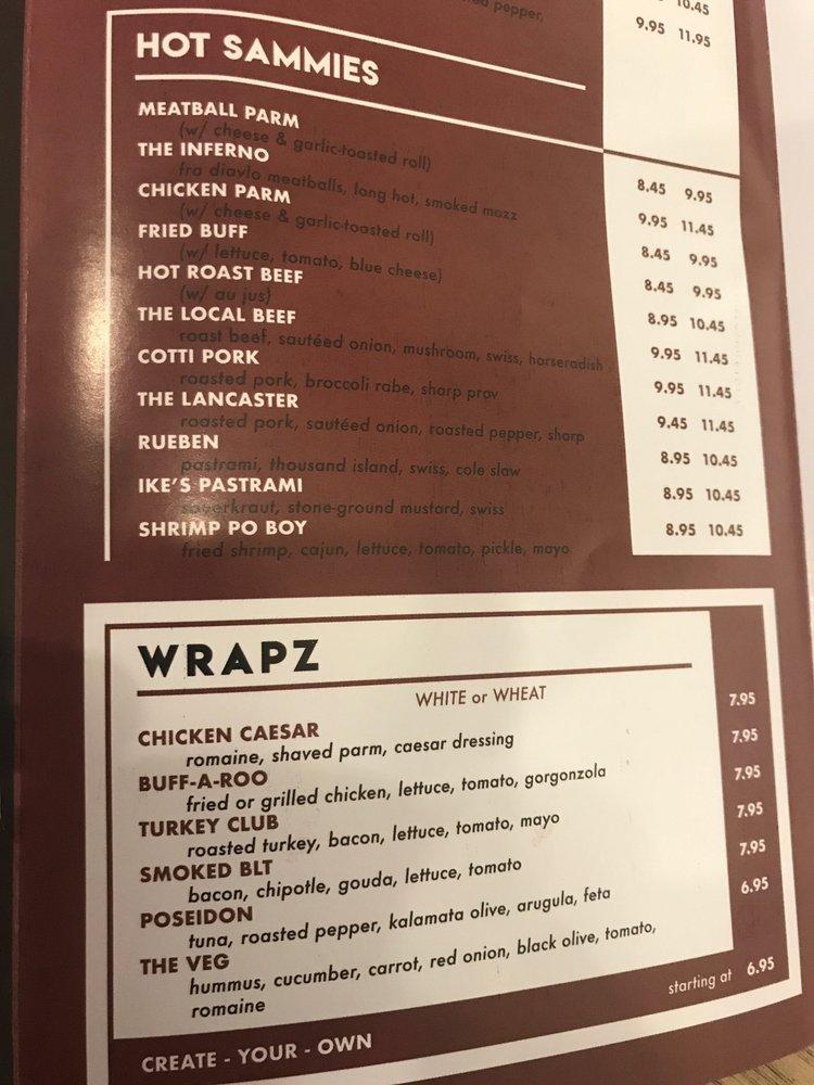 Menu at Cotti's Pizza pizzeria, Hockessin