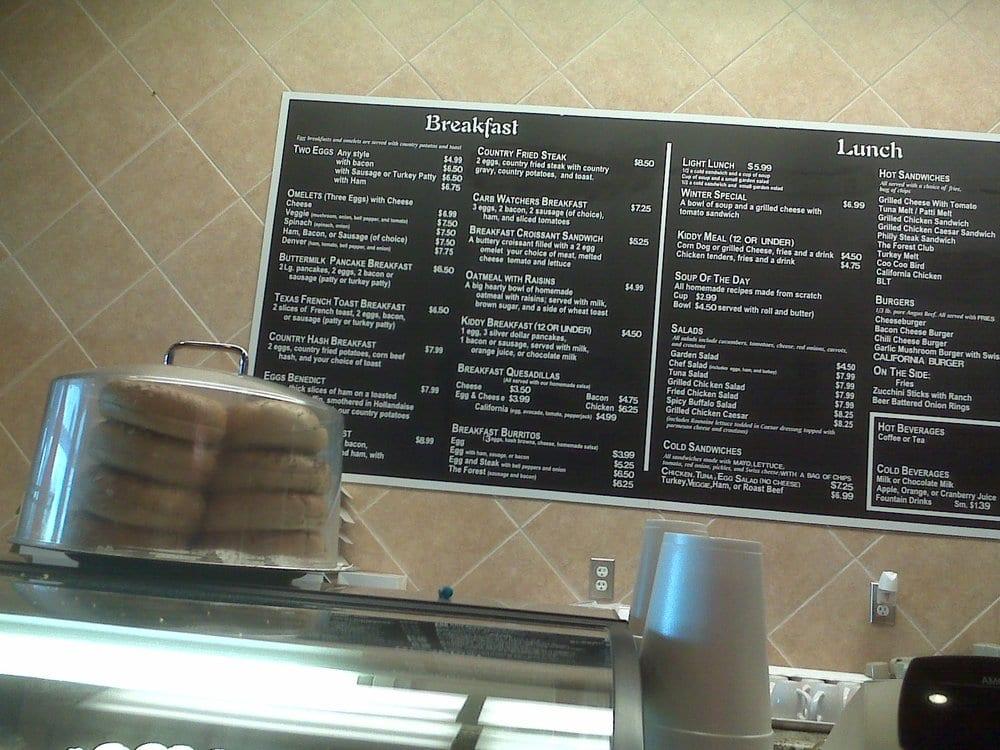 Menu at Forest Cafe & Bakery, The Woodlands