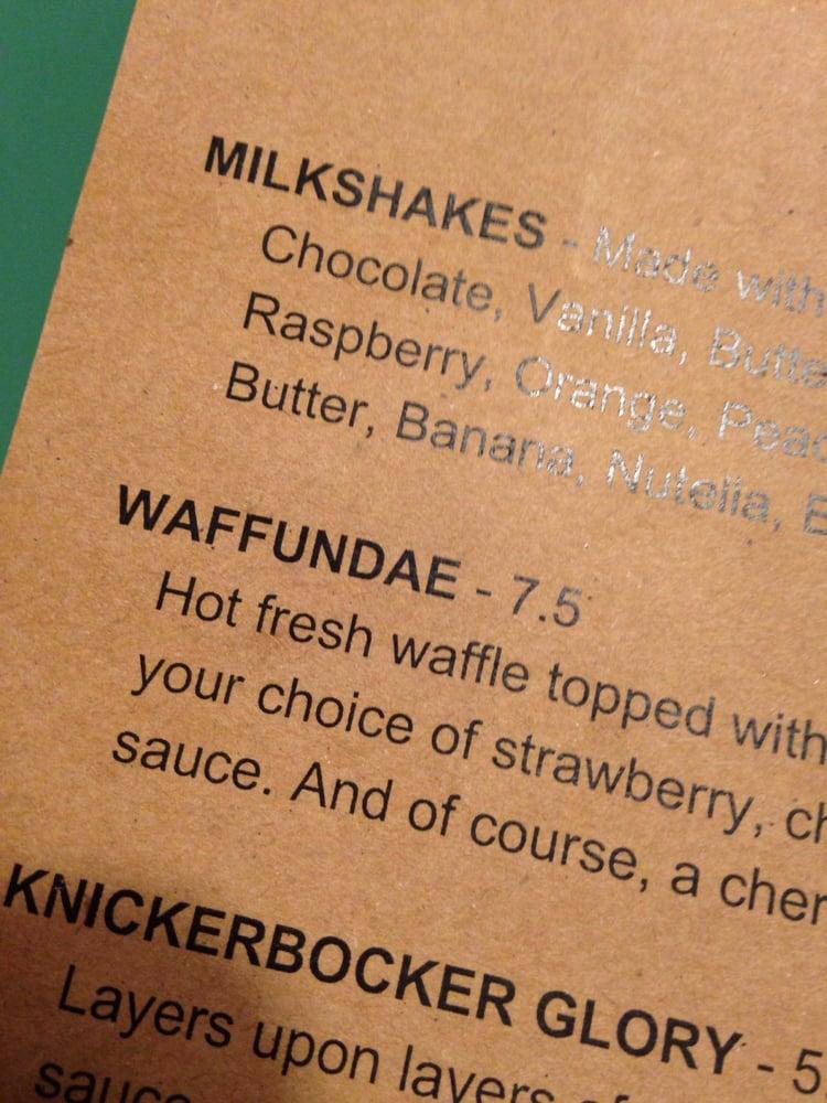 Menu at Strawberry Patch Cafe, Everett