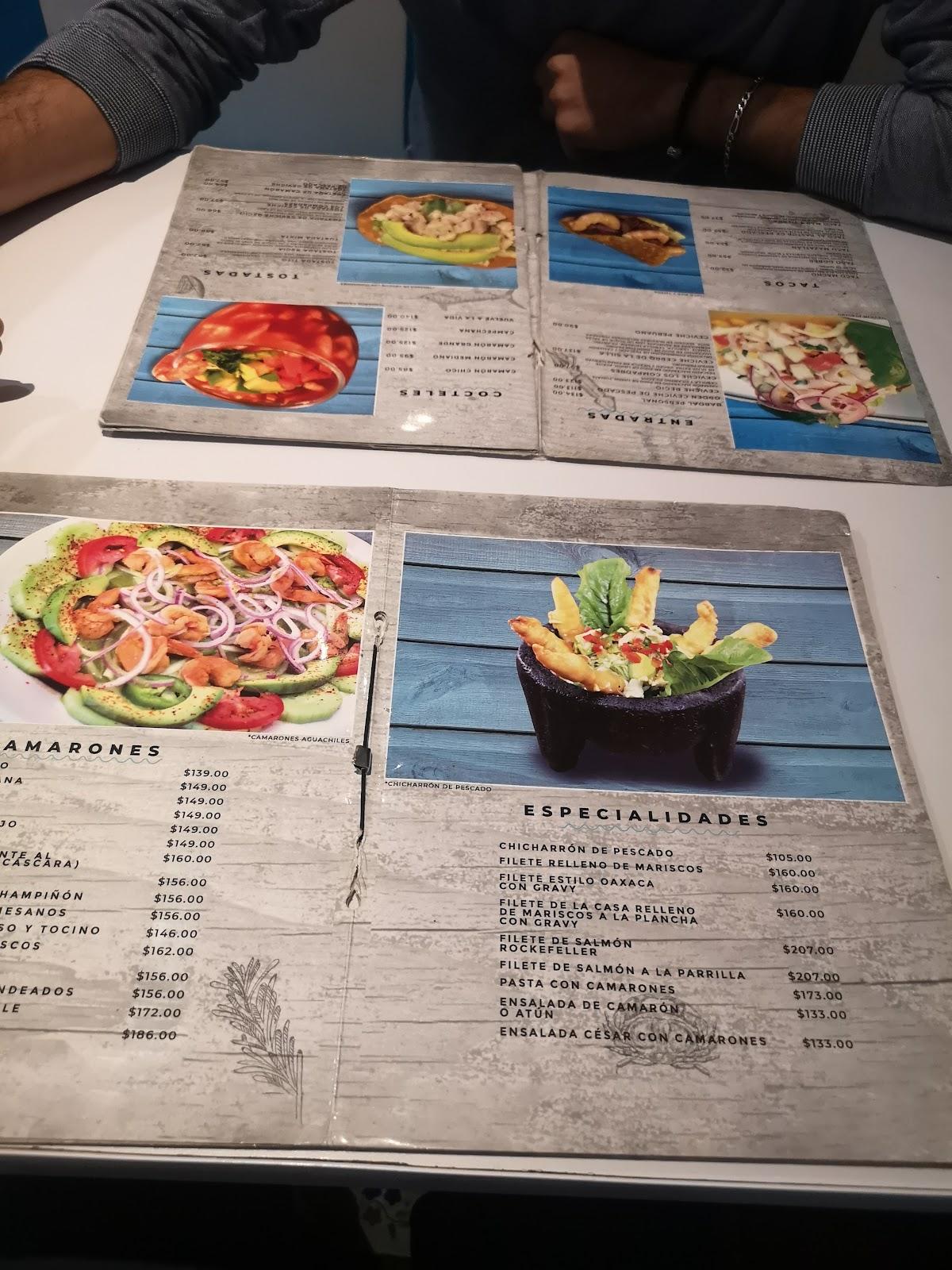 Carta del restaurante El Calamar del Monterrey (Suc. Concordia), Apodaca