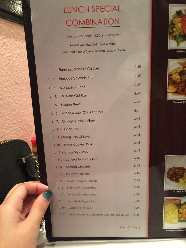 Menu at Flamingo Palace restaurant, Phoenix, 350 E Bell Rd Suite J101