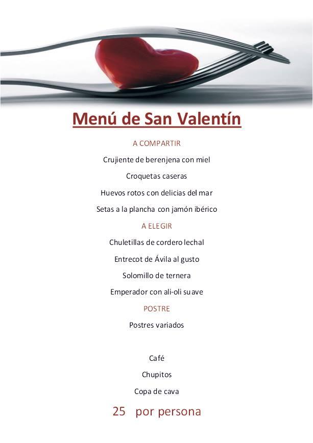 Menu at Bar La Escalera, Madrid, Calle de Diego de León