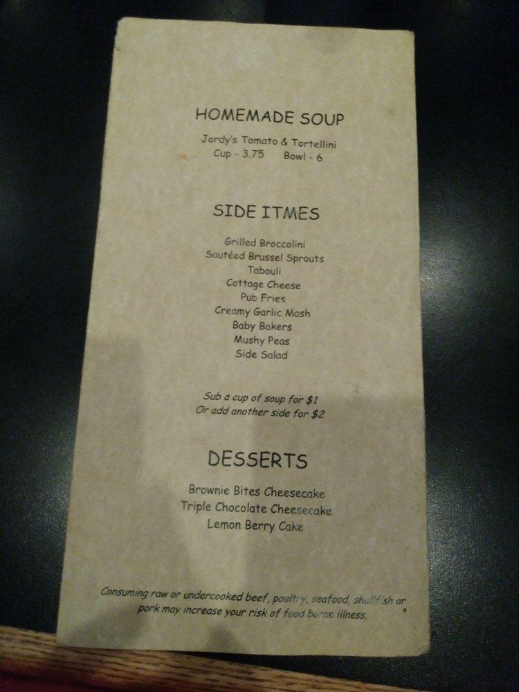 Menu at Callahan's Pub & Grille, Enid