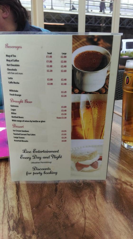 Menu at Marine Lake Cafe & Bar, Southport
