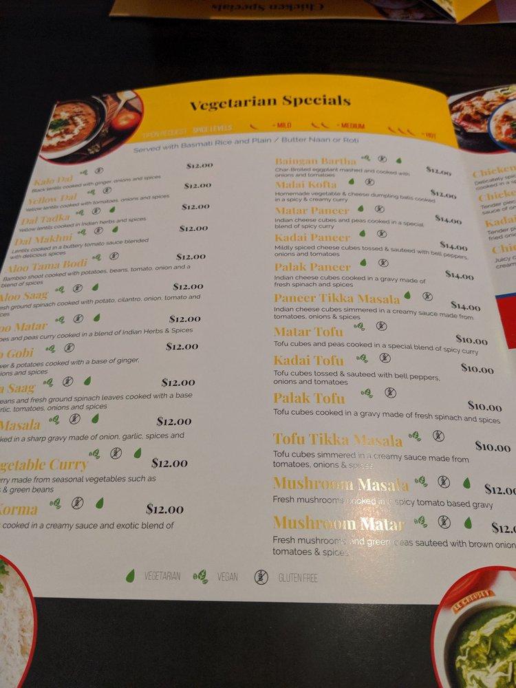 Menu at Kathmandu Restaurant, Windsor Heights, Apple Valley