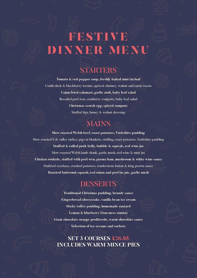 Menu at The MUDDY TOAD restaurant, Pontypool
