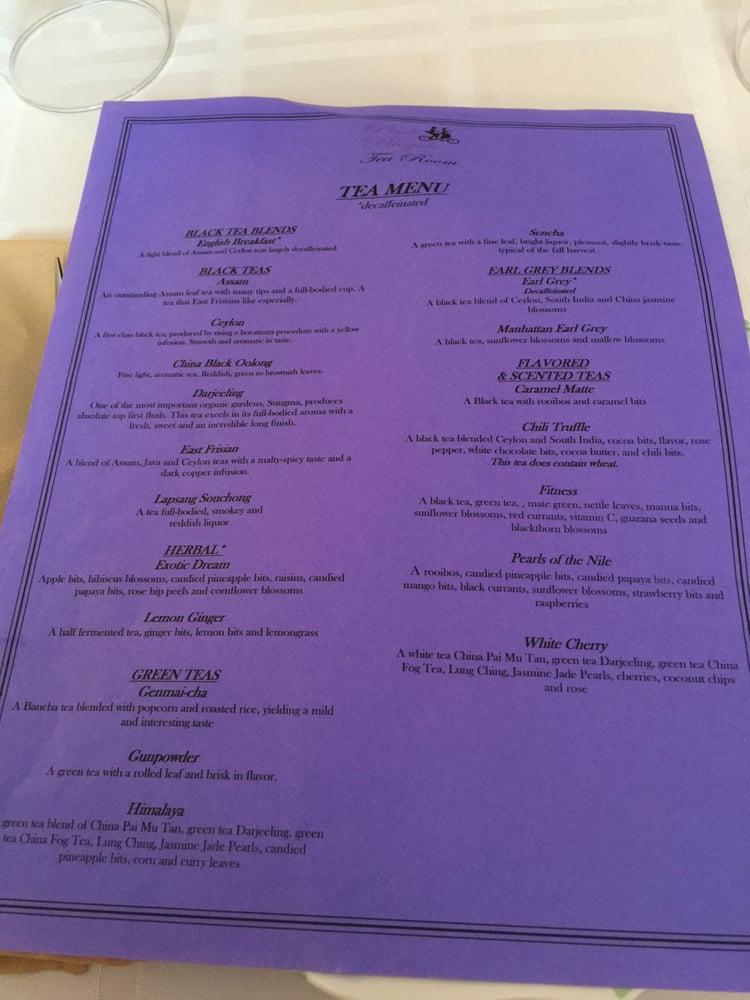 Menu at PINK BICYCLE TEA ROOM restaurant, Occoquan