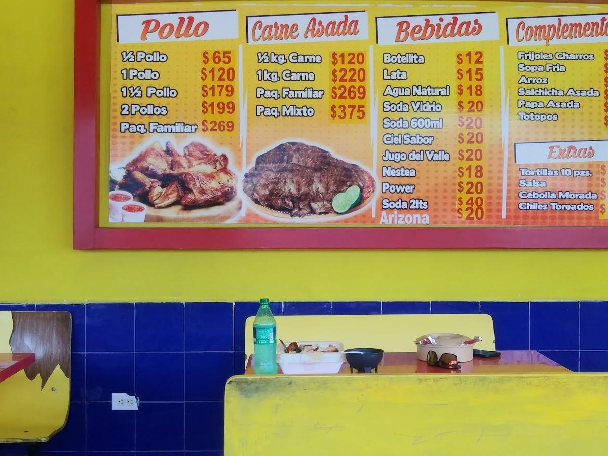 Menu at El Mejor Gallo - Pollos Asados restaurant, Ciudad Juarez