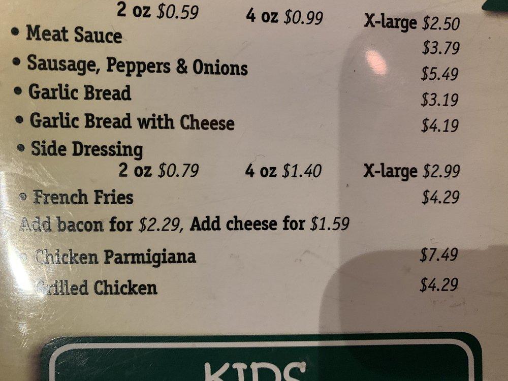Carta de pizzería Lil Anthony's Pizza, Orlando, 425 Avalon Park S Blvd