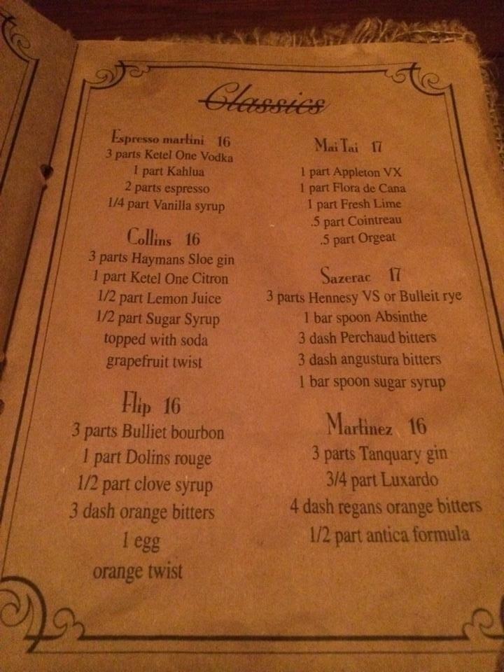 Menu at The Blind Bear Cronulla restaurant, Cronulla