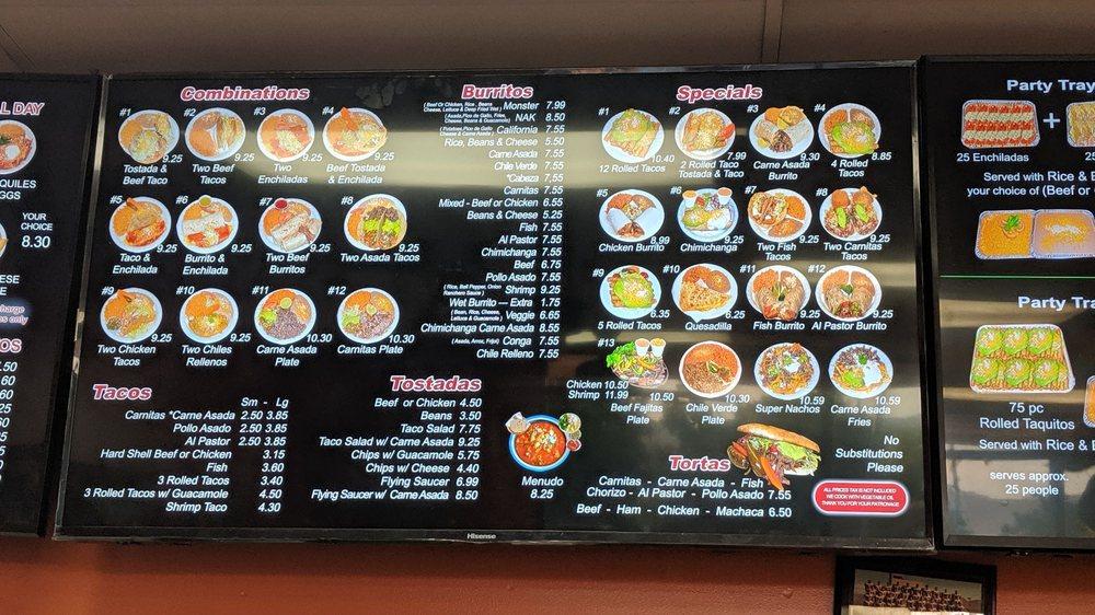 Menu at Los Jilbertos Taco Shop Wildomar restaurant, Wildomar, Clinton ...