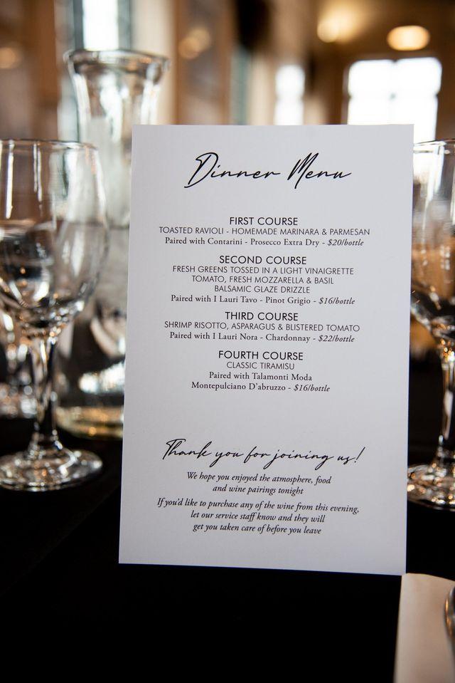 Menu at Falls Overlook Cafe, Sioux Falls