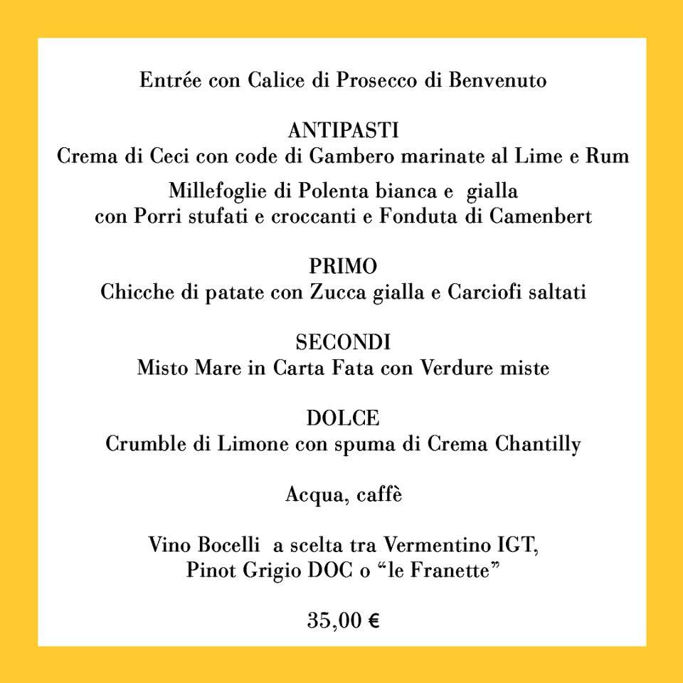 Menu at Ristorante Lajatico "Officine Bocelli", Lajatico