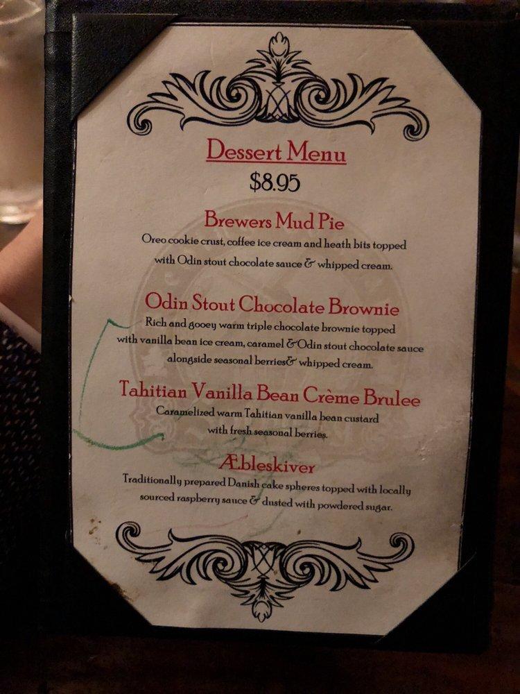 Menu at Solvang Brewing Company pub & bar, Solvang