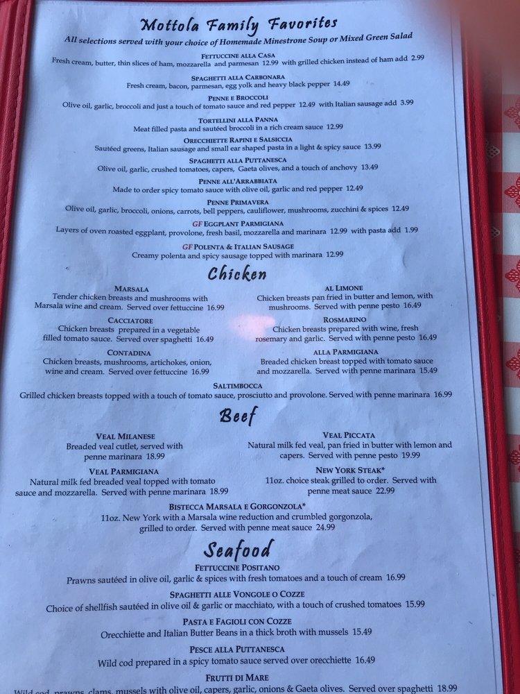 Menu at Vince's Italian Restaurant & Pizzeria, Burien, 4th Ave SW