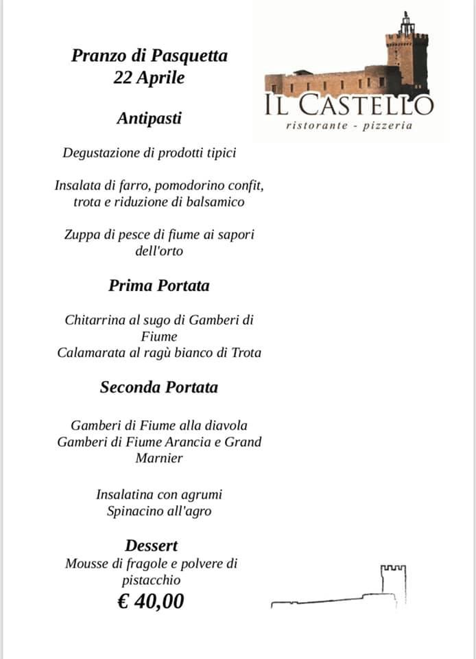 Menu da Ristorante Il Castello, Capestrano