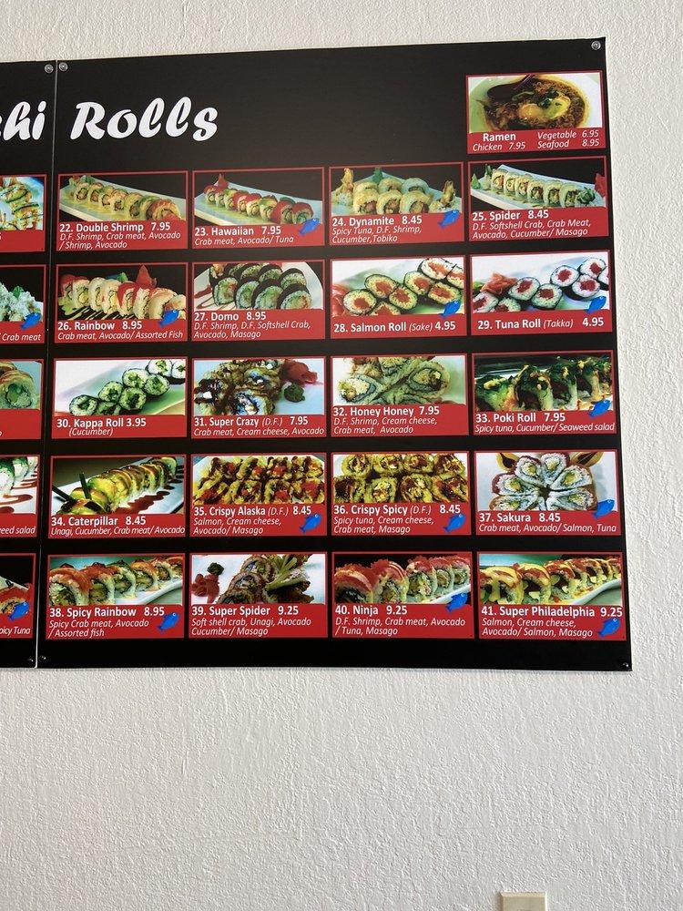 Menu at Teriyaki Domo restaurant, Roseville