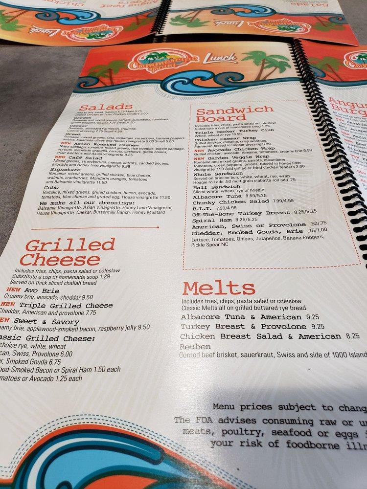 Menu at Commercial Point Cafe, Fort Lauderdale, W Commercial Blvd #29