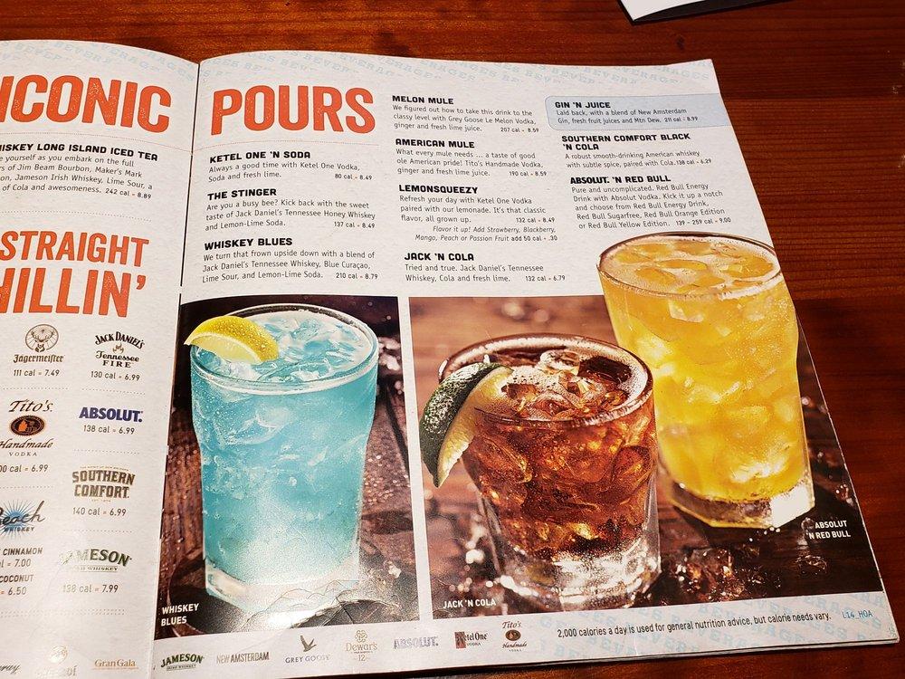 Menu at Hooters pub & bar, Orlando, Palm Pkwy