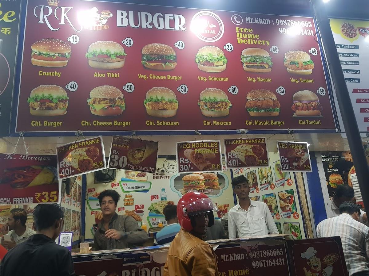 Menu at R K Burger, Mumbai