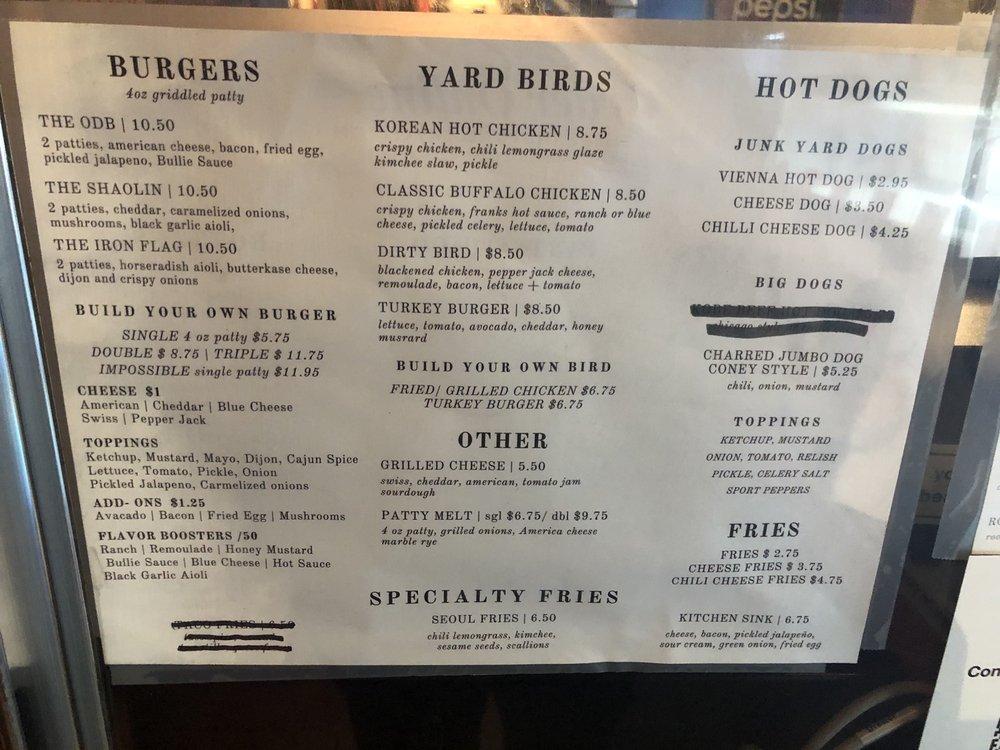 Menu at The Peanut Gallery restaurant, Lake Forest