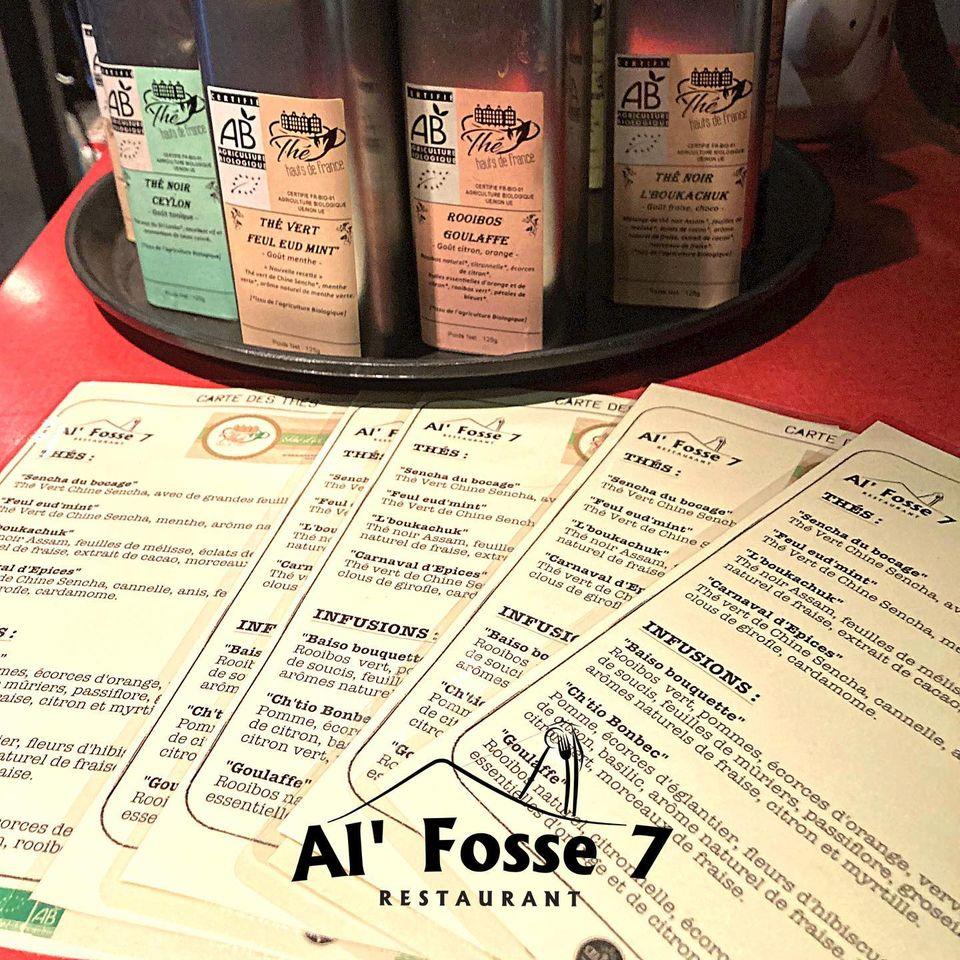 Menu au A l'Fosse 7 Restaurant, Avion