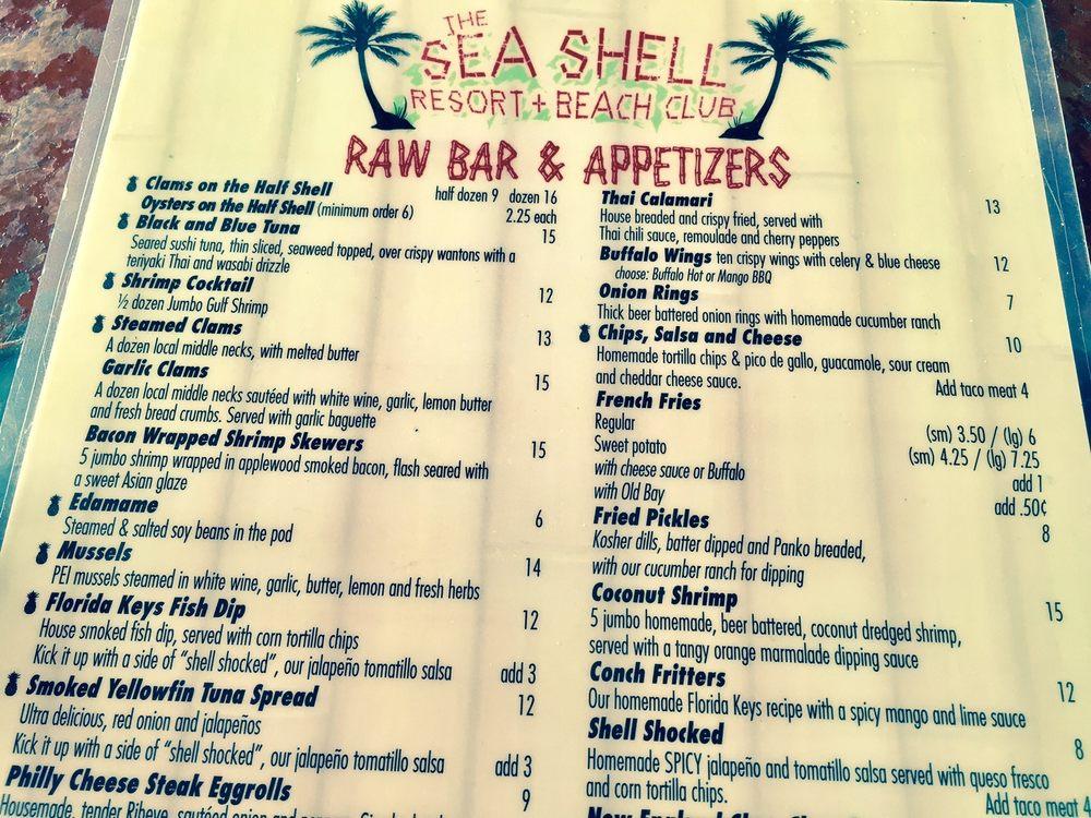 Carta de Sea Shell Resort and Beach Club, Beach Haven