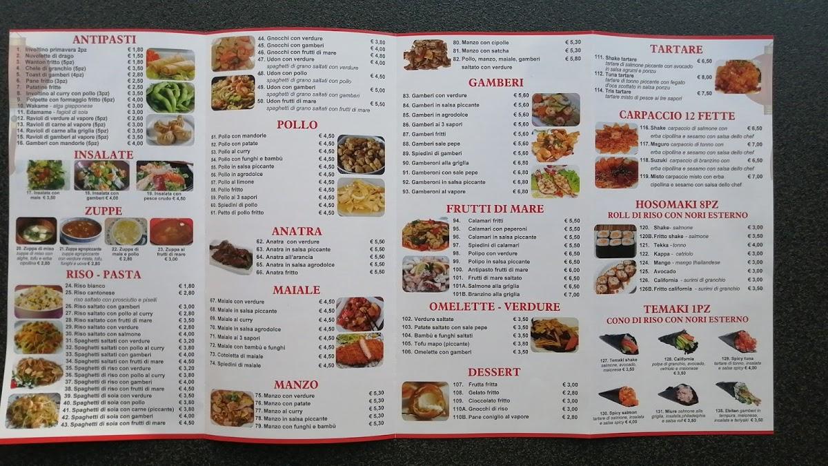 Menu da Rosticceria Cinese China Town ristorante, Vercelli
