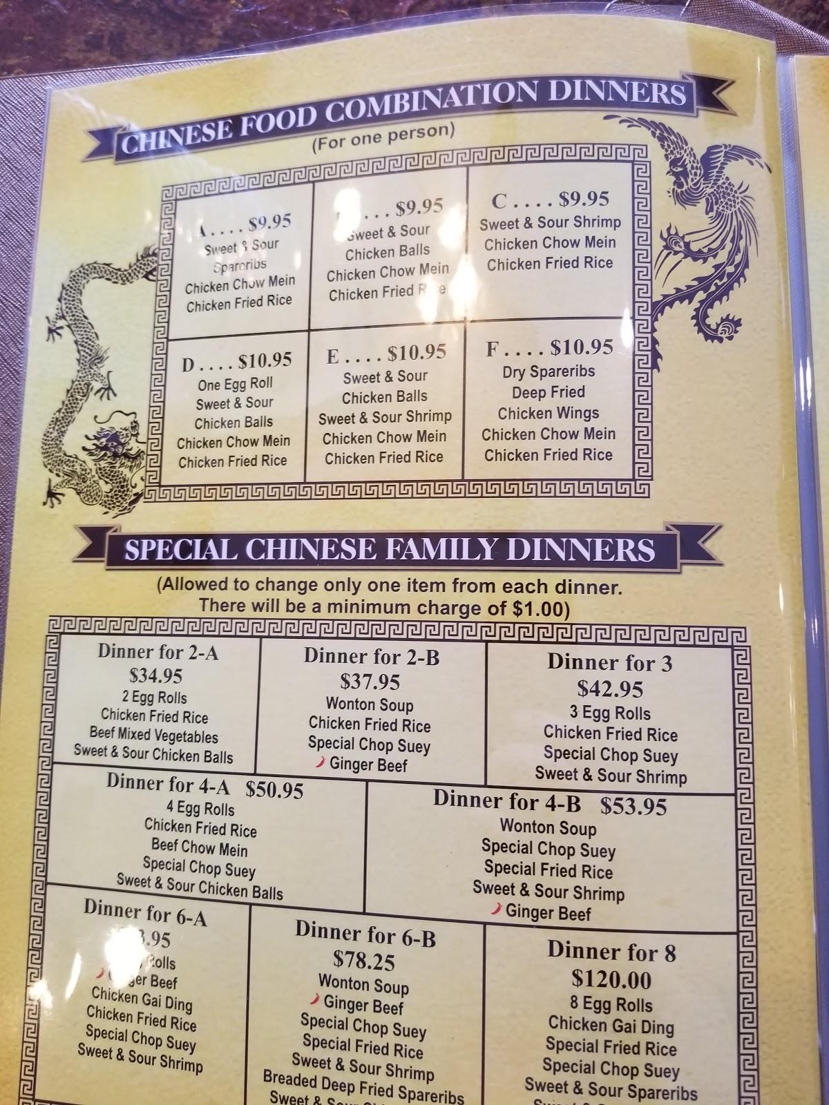 Menu at New Golden National Family Restaurant, High River, High River