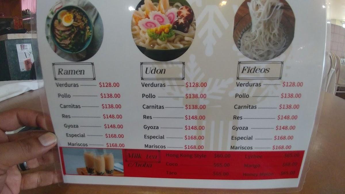 Carta de RESTAURANT HUNG WAN, Mexicali