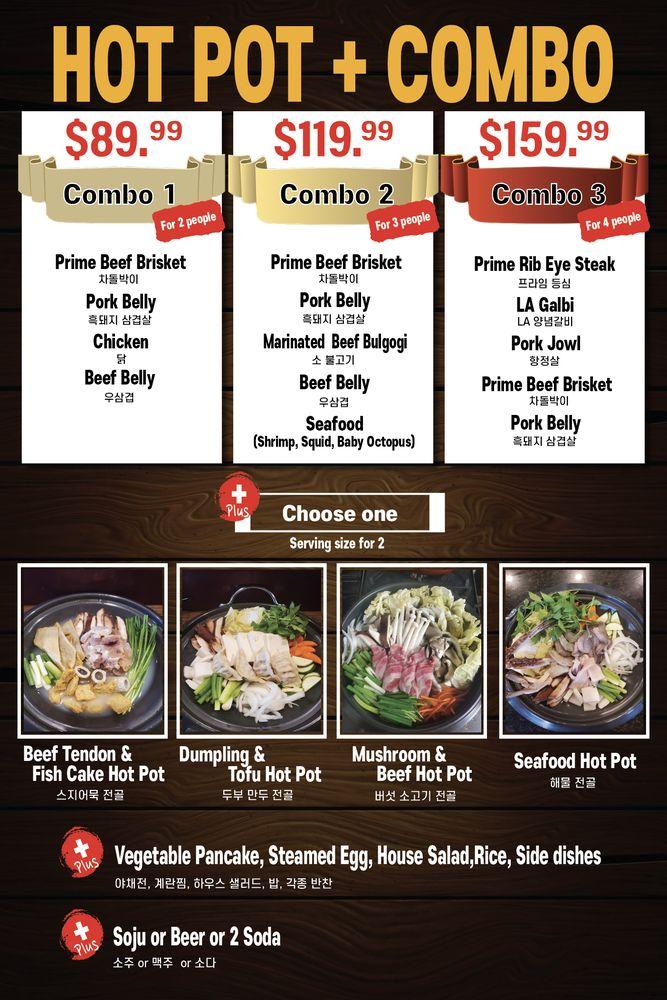 Menu at K-BBQ Simi Valley, Simi Valley
