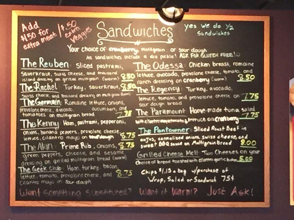 Carta de Central Perk Cafe, Saint Cloud