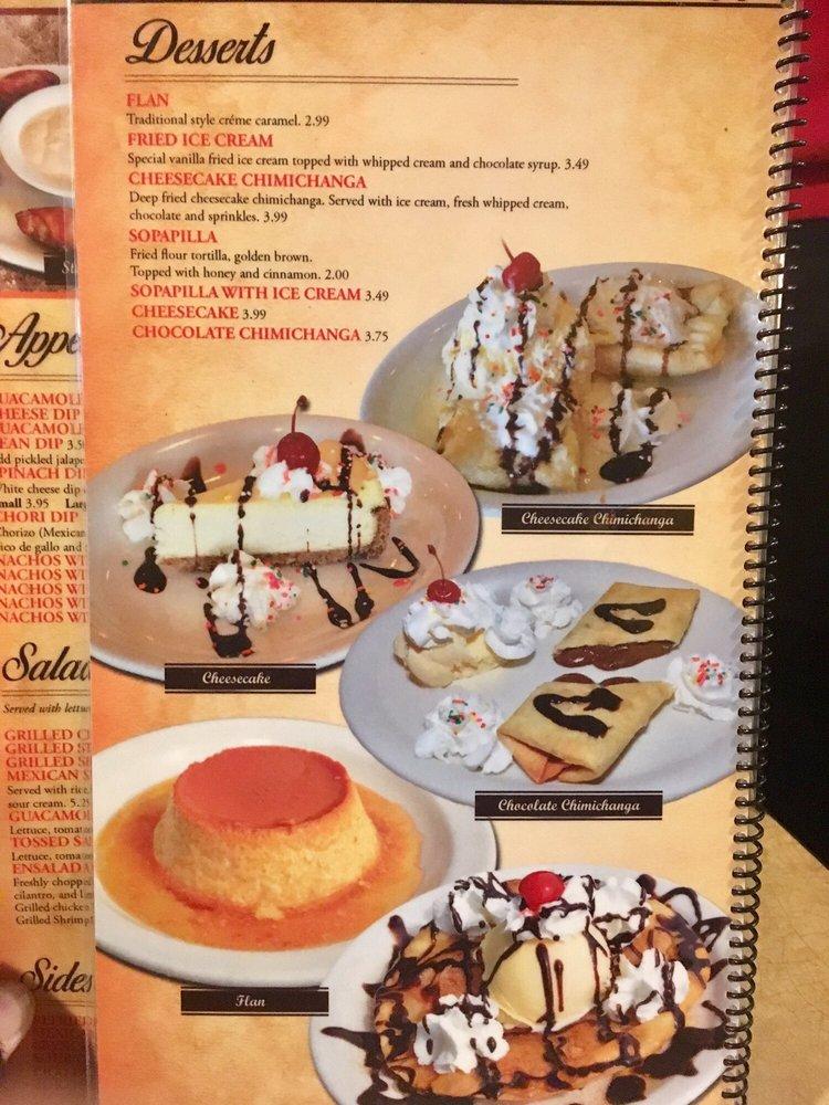Menu at Los Agaves Mexican Restaurant, Eddyville