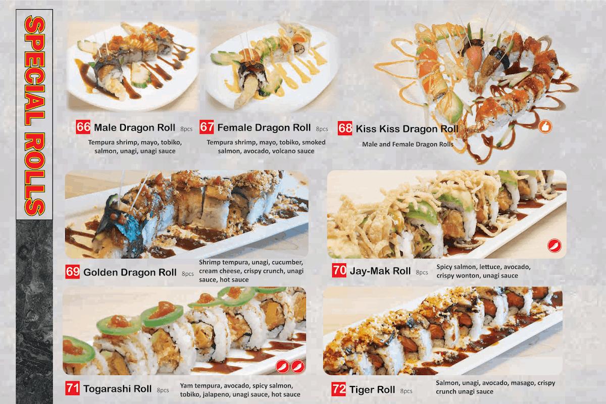 Menu at Kinjo Sushi & Grill Mahogany restaurant, Calgary, 7 Mahogany ...
