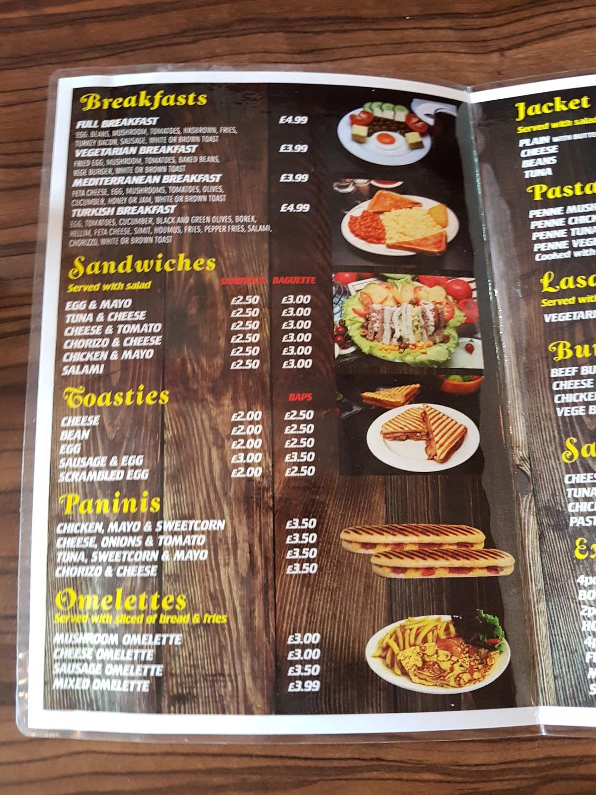 Menu at Istanbul Premier Café Restaurant, Manchester, Unit 2 12 Burnage Ln