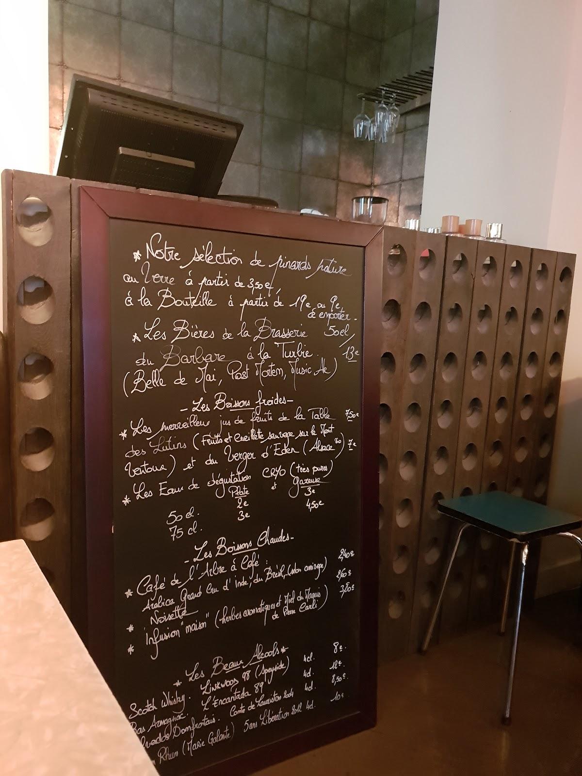 Menu at Le Canon pub & bar, Nice