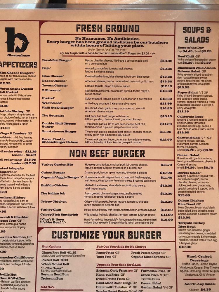 Menu at Plan b Glastonbury pub & bar, Glastonbury, 120 Hebron Ave