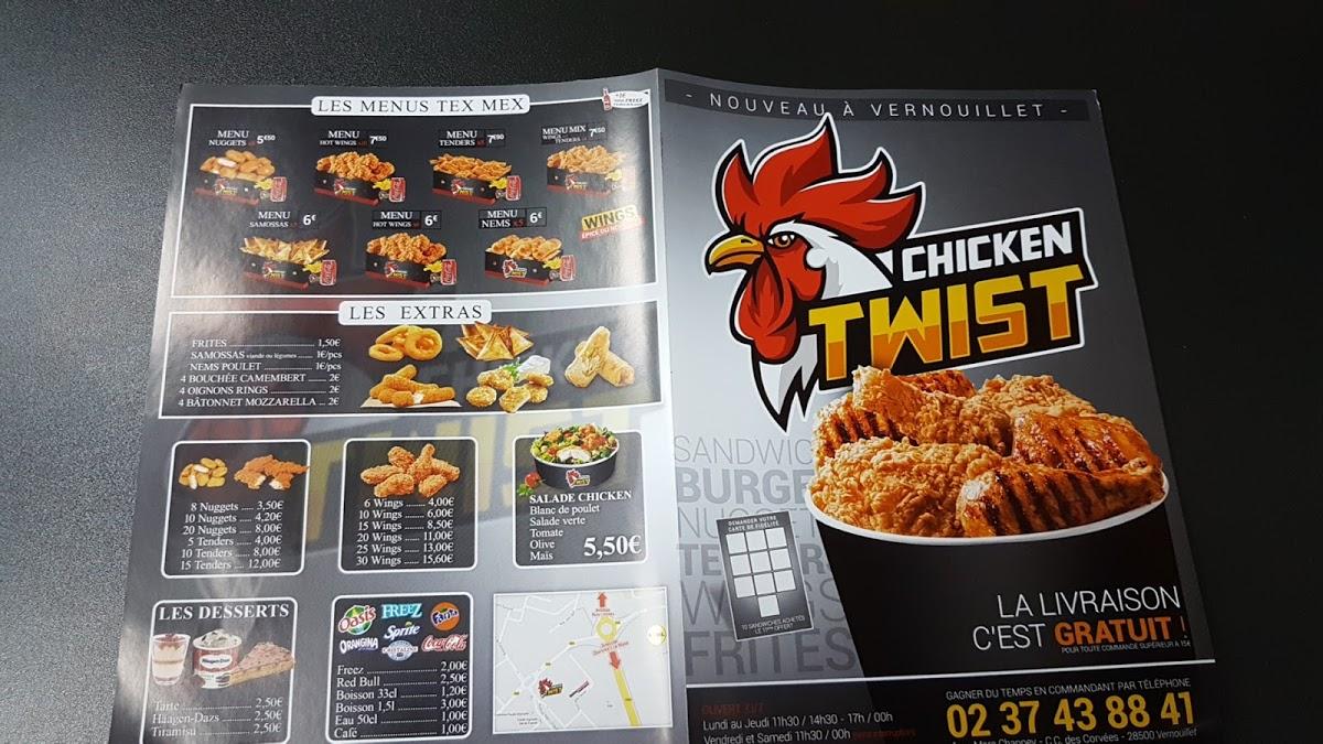 Menu at Chicken Spot restaurant, Vernouillet