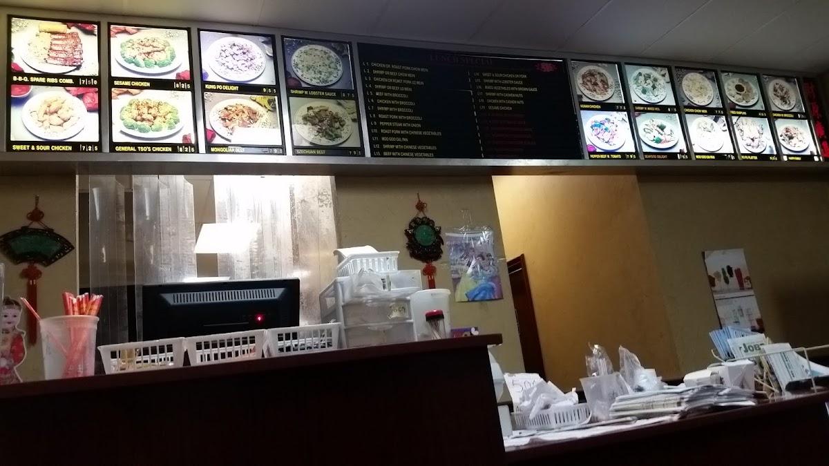 Menu at China Wonder restaurant, Norman